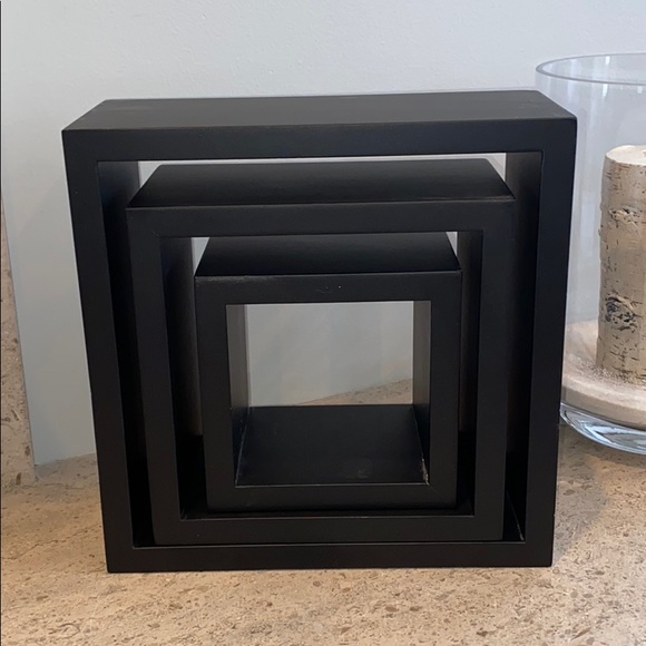 Accents | Set Of 3 Square Wall Shelves | Poshmark